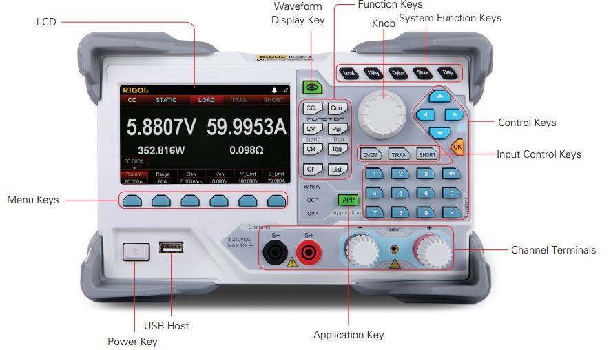 DL3000 Series Programmable DC Electronic Load